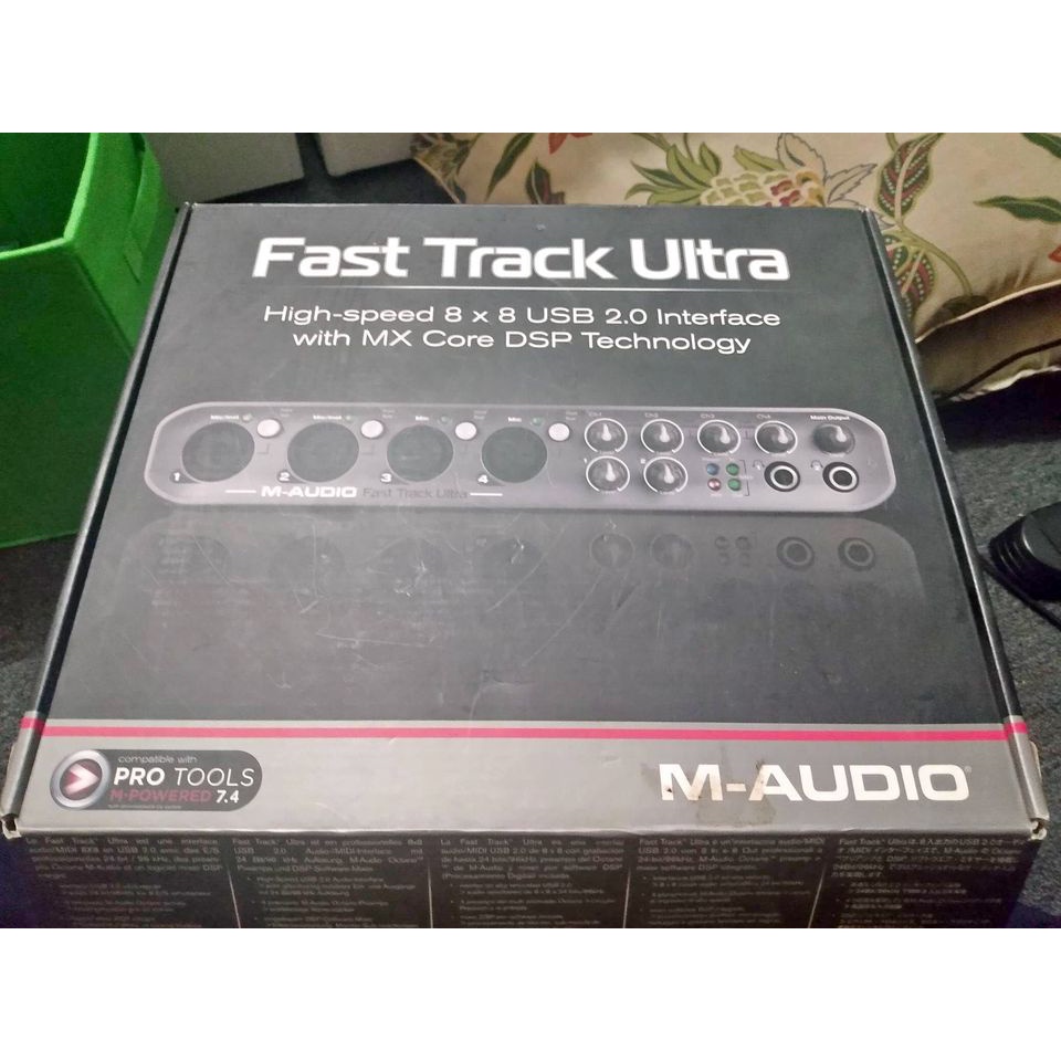 Interface Placa M Audio Fast Track Ultra 8x8 | Shopee Brasil