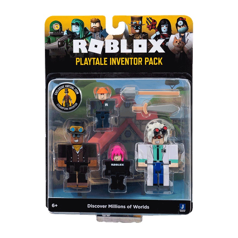 Boneco Roblox 2 Figuras Playtale Inventor Pack - Sunny 2213 | Shopee Brasil