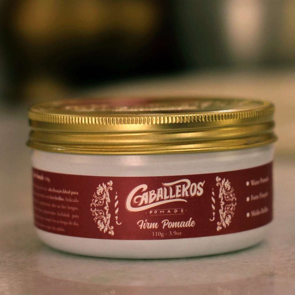 Firm Pomade - Pomada para Cabelo - Alta fixação (110g) | Shopee Brasil