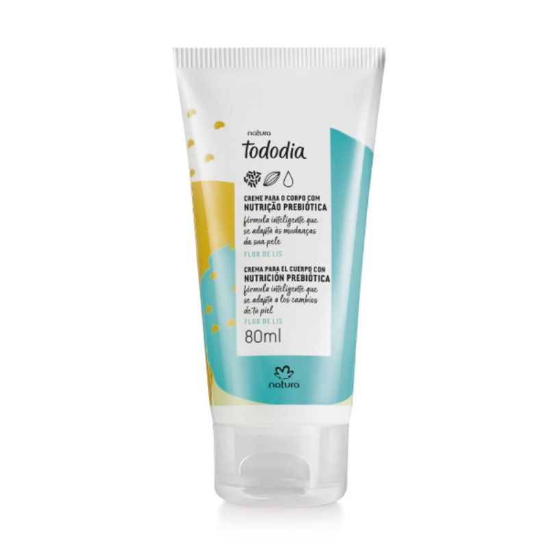 Creme Desodorante Nutritivo Para o Corpo Tododia Flor de Lis - 80ml | Shopee Brasil