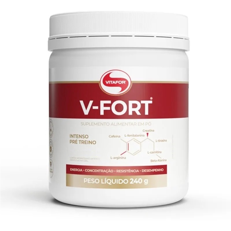 V-fort Suplemento Alimentar Vitafor 240g Vários Sabores | Shopee Brasil