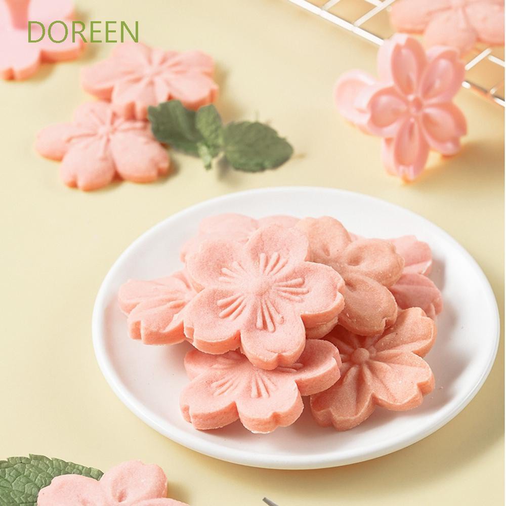 DOREEN Cherry Blossom Hand Pressure Sakura Baking Tool DIY Fondant ...