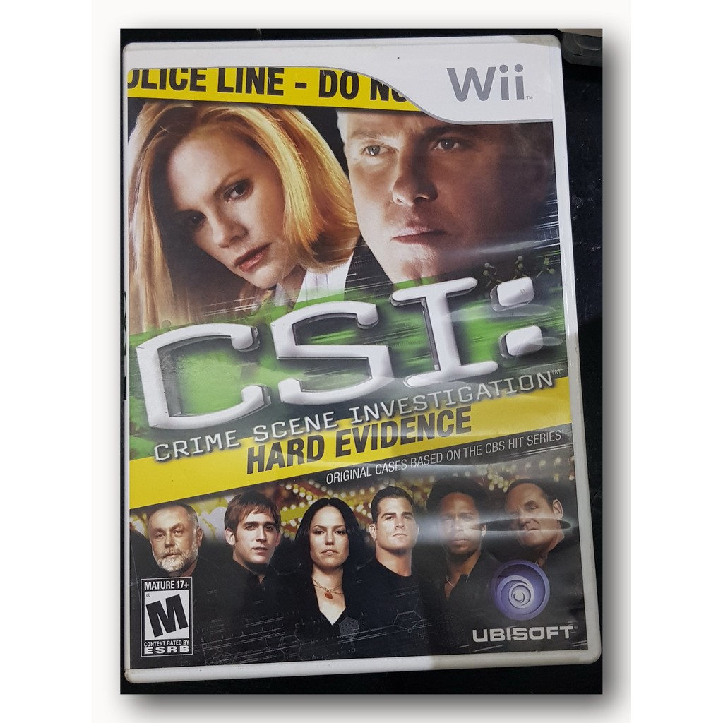 Jogo Csi Crime Scene Investigation Hard Evidence Nintendo Wii | Shopee ...