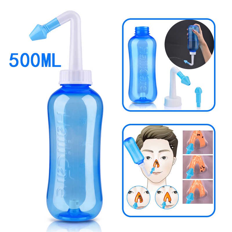 Higienizador Lavador De Nariz Limpador Nasal Adulto/Infantil - 500ml ...