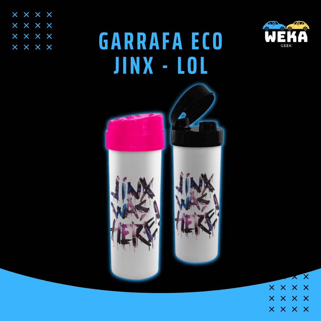 Garrafa ECO Jinx League of Legends | Shopee Brasil