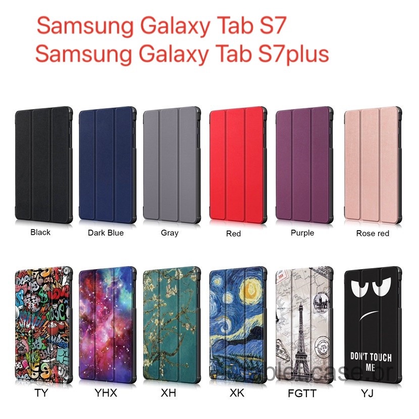 Capa Samsung Galaxy Tab S7 Tab S7 Plus Fe Sm T870 T875 T970 T975 Case