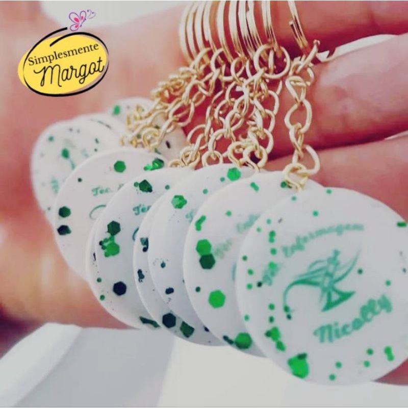 Chaveiro profissões em resina personalizado | Shopee Brasil