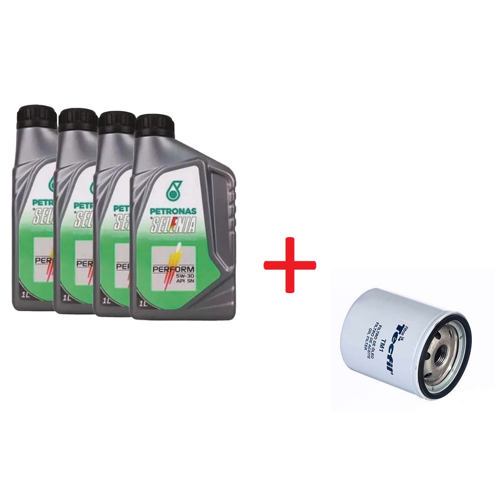 Kit Troca De Óleo E Filtro 5w30 100% Sintético Selenia (fiesta, Ecosport, Ford Ka, Palio, Uno ...