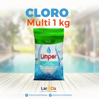 Cloro Multiação 3 em 1 Pacote 1KG Atcllor Dicloro | Shopee Brasil