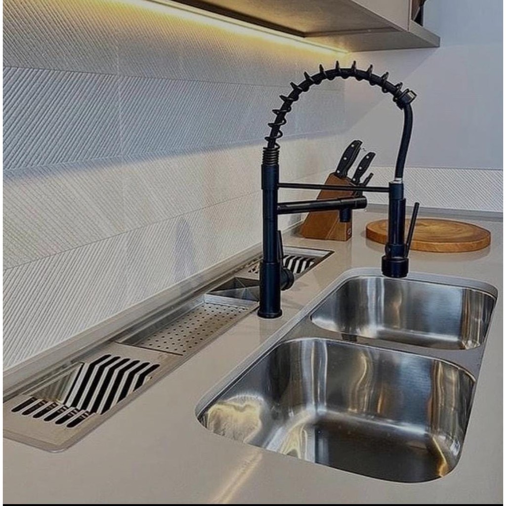 Calha Gourmet Inox Escovado 75 Cm Custo Beneficio Umida - Escorrega o Preço