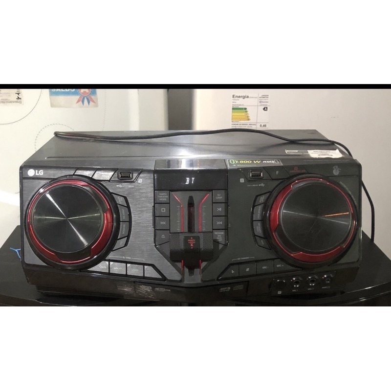 central som LG Cj87 1800W RMS com bluetooth , DJ, karaokê sem as caixas ...