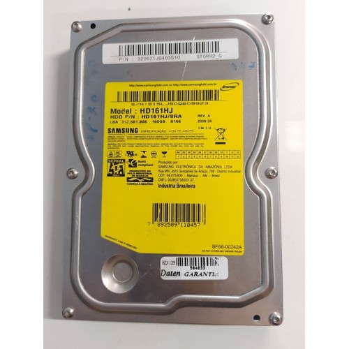 Samsung Hd Hd161hj Hd16hj/sro 160gb Sata (ml140) | Shopee Brasil
