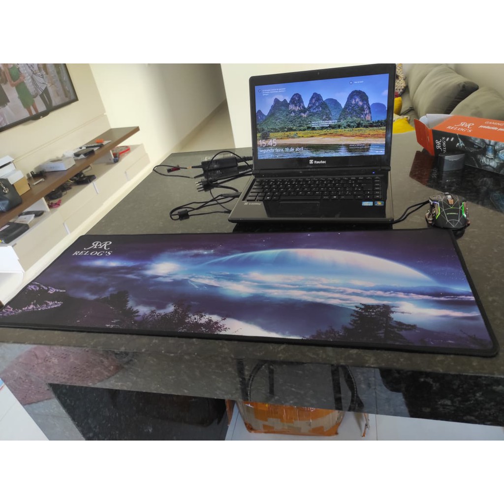 Mouse pad gigante gamer extra grande 80cmx30cmx3mm | BeeCost