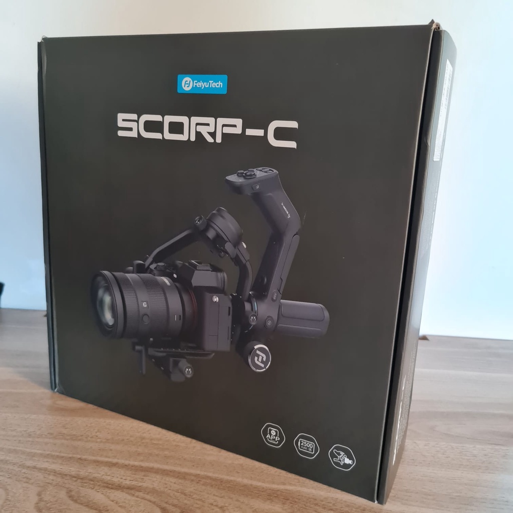 Estabilizador FeiyuTech Scorp-c Gimbal para Câmera Preto - Escorrega o ...