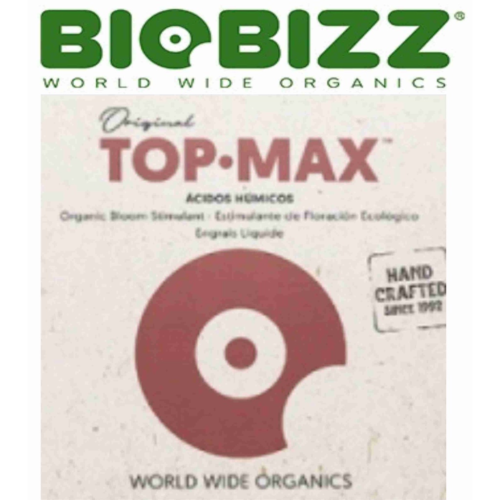 Fertilizante Organico Biobizz Top-max 100ml Top Max Adubo Planta ...