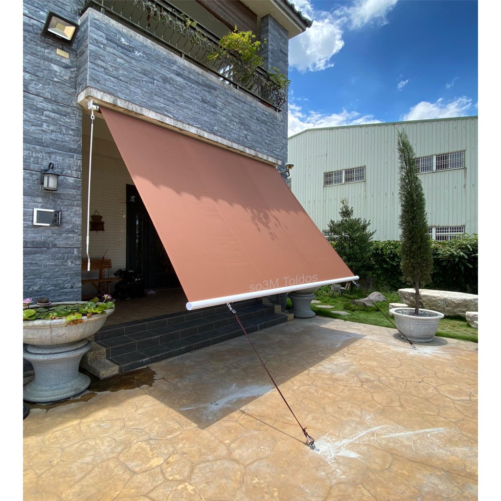 Toldo Cortina Vertical Tela Solar Retrátil Varias Cores M² Consulte com o vendedor | Shopee Brasil