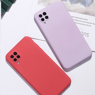 Liquid Silicone Case Samsung Galaxy A22 M22 A03S M32 F22 A12 M12 F12 5G 4G Soft Flocking Phone ...