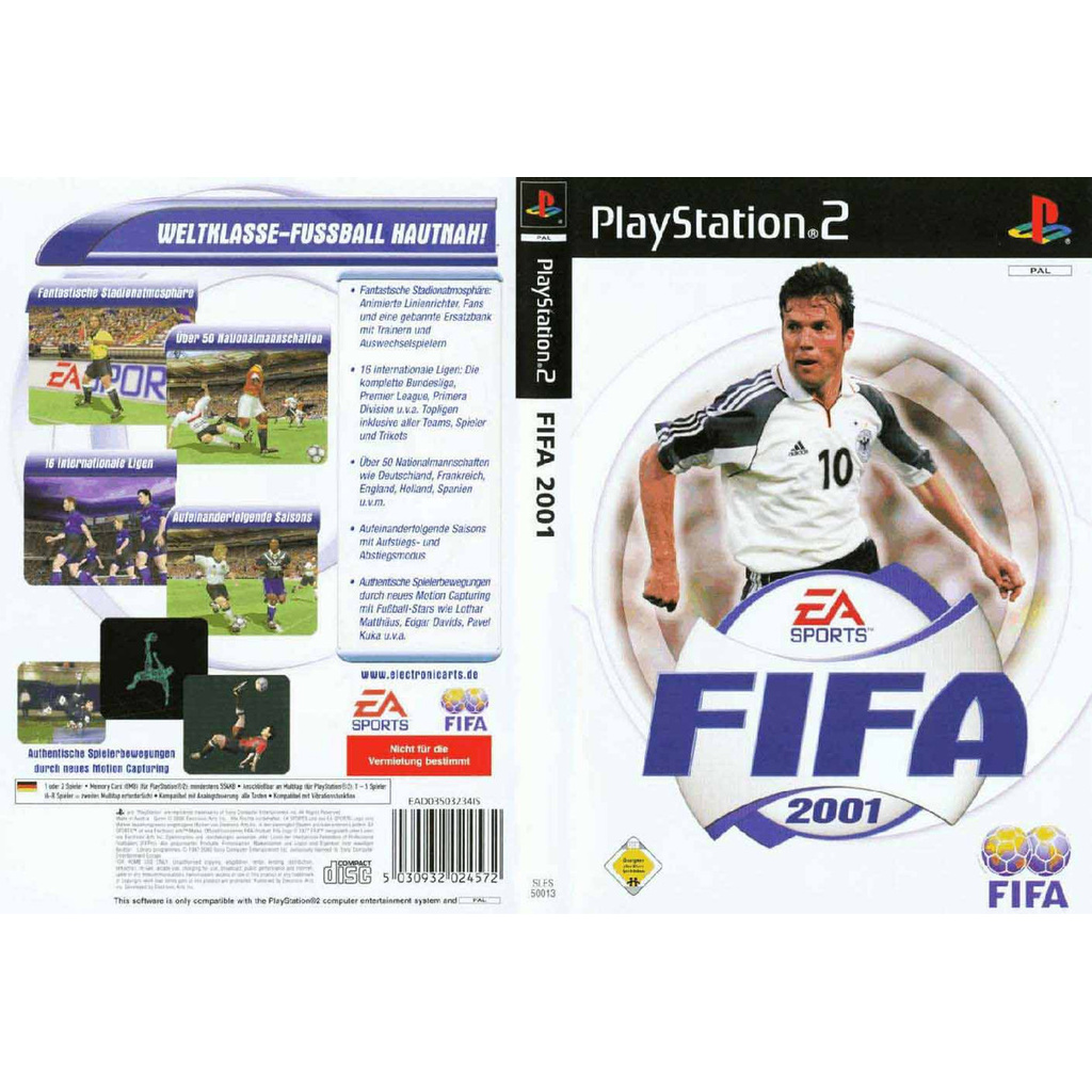 Jogo FIFA 2001 Playstation 2 | Shopee Brasil