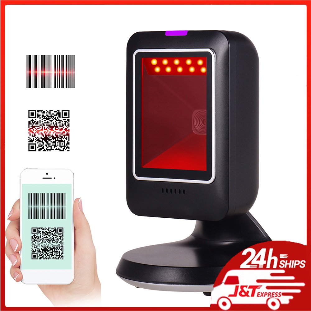 auto Leitor De Código De Barras Com Fio MP6300Y 1D/2D/QR Omnidirecional ...