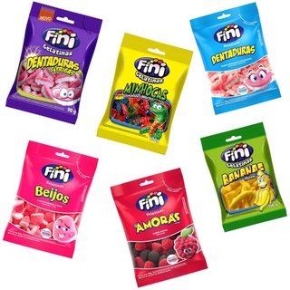 Fini Tubes Bala de Goma 15g Diversos Sabores | Shopee Brasil
