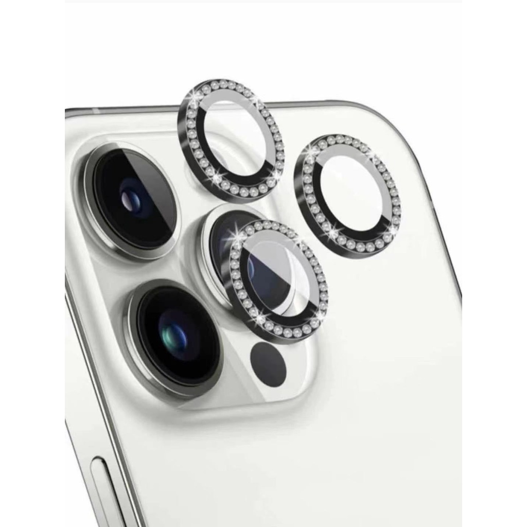 Diamante Kit De Película Protetora De Lente De Câmera Com Aro