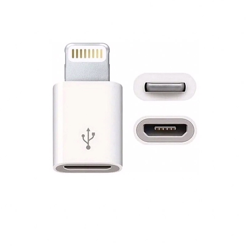 Adaptador Lightning / Micro Usb | Shopee Brasil
