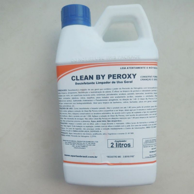 Clean by Peroxy 2 litros | Shopee Brasil