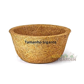 Vaso Grande Planta Cuia Fibra De Coco Tamanho Gigante | Shopee Brasil