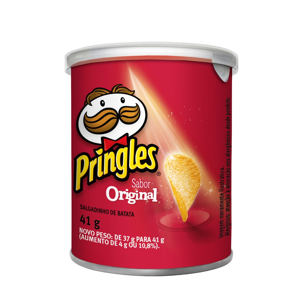 Batata Pringles Original - 1 Unidade 41g | Shopee Brasil
