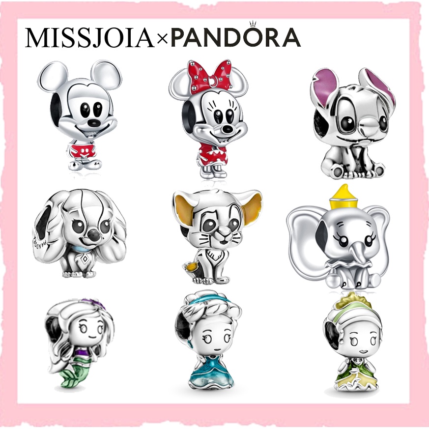 Charm Berloques Disney Stitch Berloque Prata 925 Banhada Para Pulseira ...