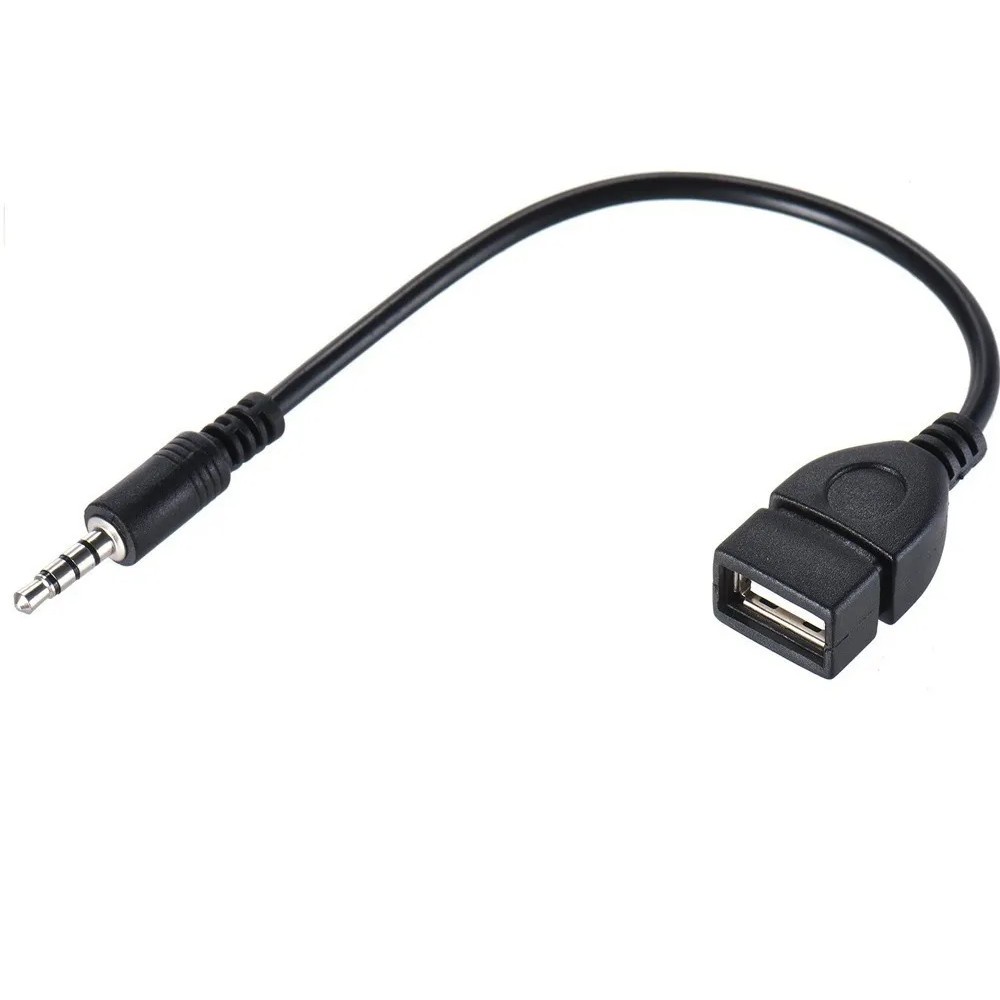 Cabo Adaptador Usb Fêmea 3,5m X P3 Entrada Auxiliar Som Car | Shopee Brasil