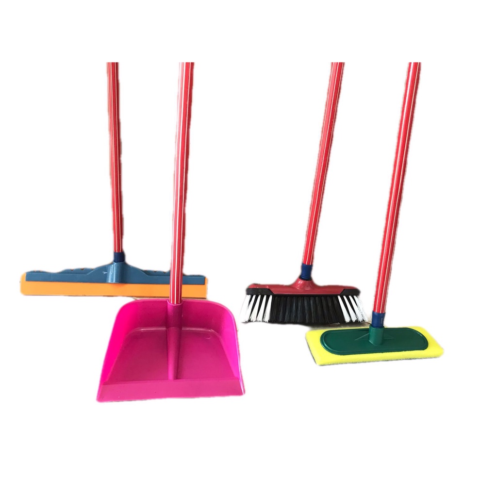 Kit vassoura rodo e pa delicada com cabo | Shopee Brasil