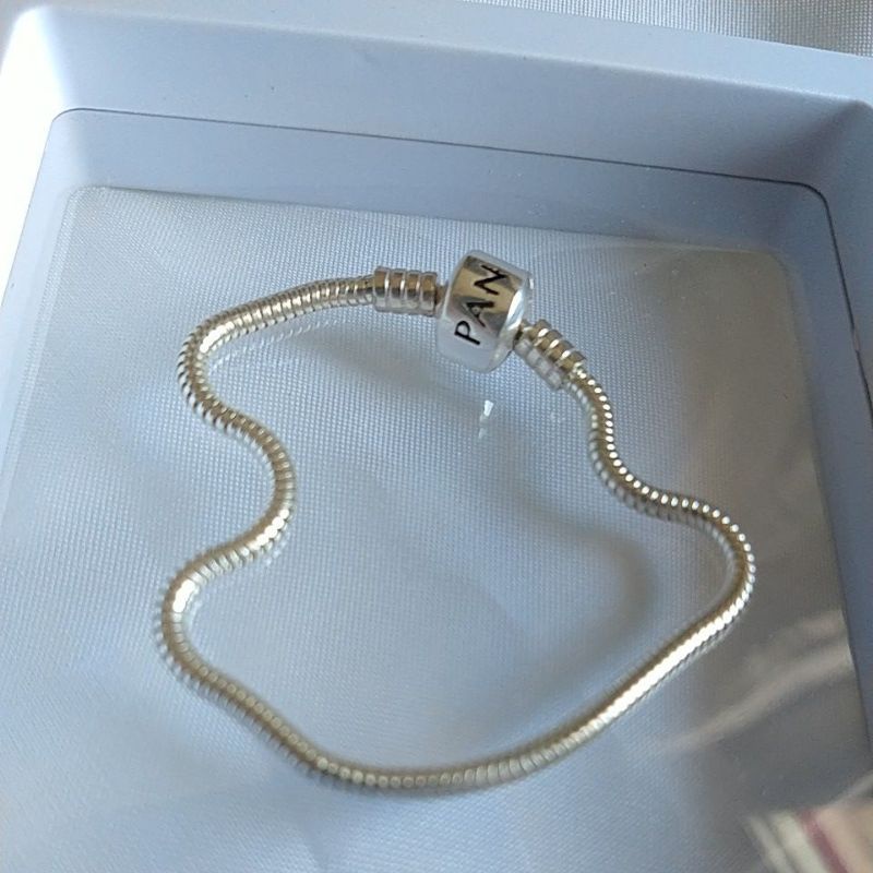 Pulseira Pandora Tradicional de Prata 925 de lei legítima | Shopee Brasil