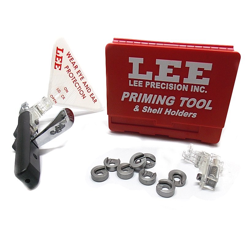 Lee Priming Tool Kit - Espoletador Manual de estojos Lee New Auto Prime + 08 Shell Holders com ...