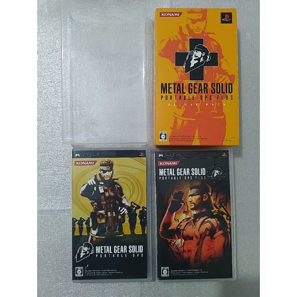 Metal Gear Solid Portable Ops Deluxe Pack Psp | Shopee Brasil