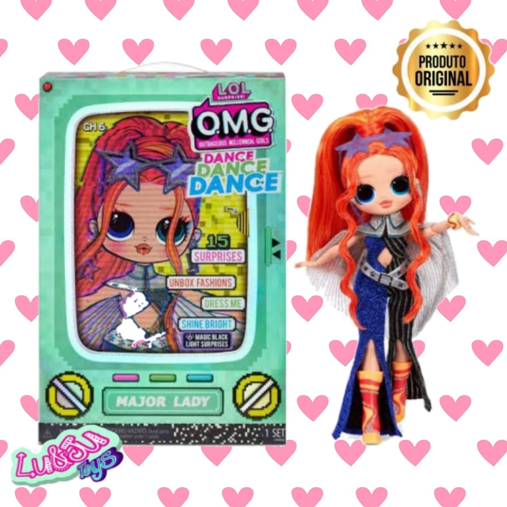 LOL Surprise OMG Dance Dance Dance Major Lady | Shopee Brasil