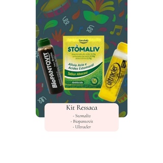 Kit Ressaca (Stomaliv + Ultracler + Biopantovit) | Shopee Brasil