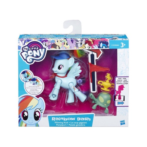 Hasbro My Little Pony C1454 Explore Equestria Action Pack Rainbow Dash | Shopee Brasil