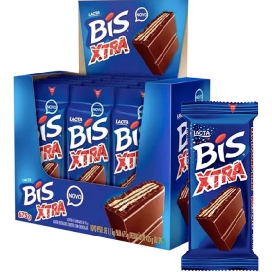 Chocolate Bis Extra - Caixa 24 Uni De 45g | Shopee Brasil