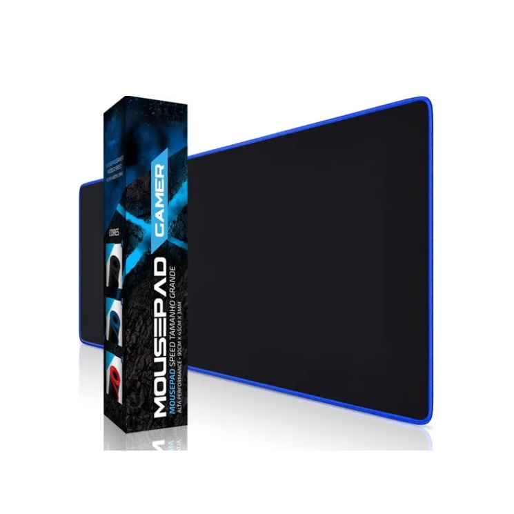 Mouse Pad Gamer Grande Borda Costurada 90x40 Mousepad Speed MBTECH ...
