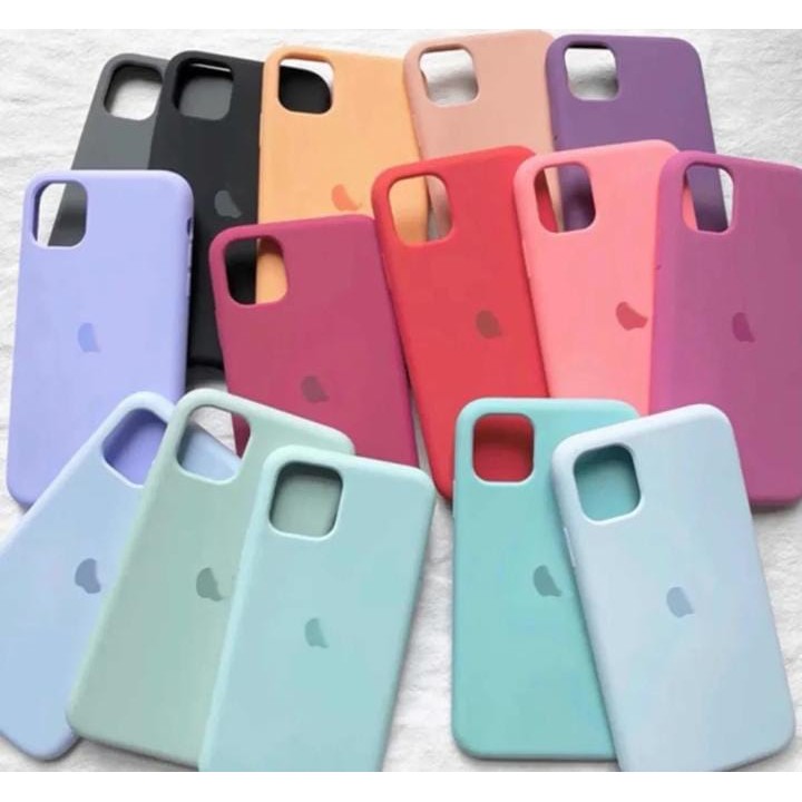 Capa Capinha Silicone iPhone 12-12 PRO c/ logo iPhone 12-12 PRO case ...
