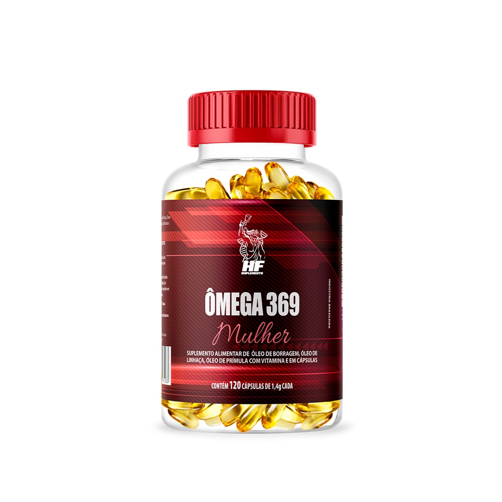 Omega 3 6 9 1000mg Hf Suplements 120 capsulas Original | Shopee Brasil