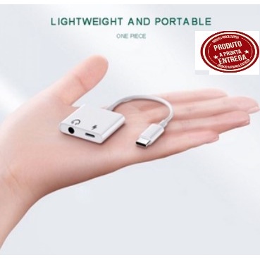 adaptador DAC p/ Samsung 2 In 1 USB Tipo C/ P2/tipo C áudio e carregamento | Shopee Brasil
