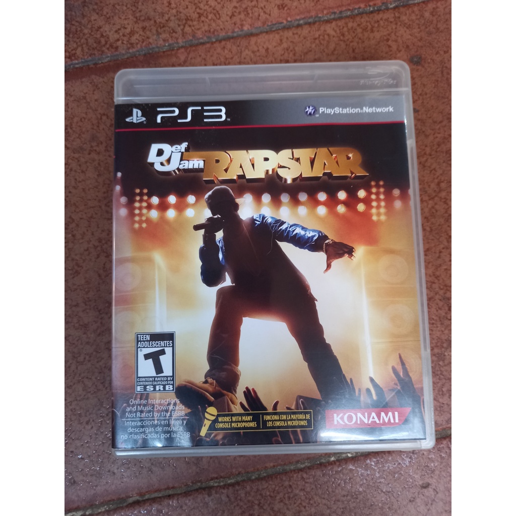 Def Jam Rapstar PS3 Midia Física Dvd Original | Shopee Brasil