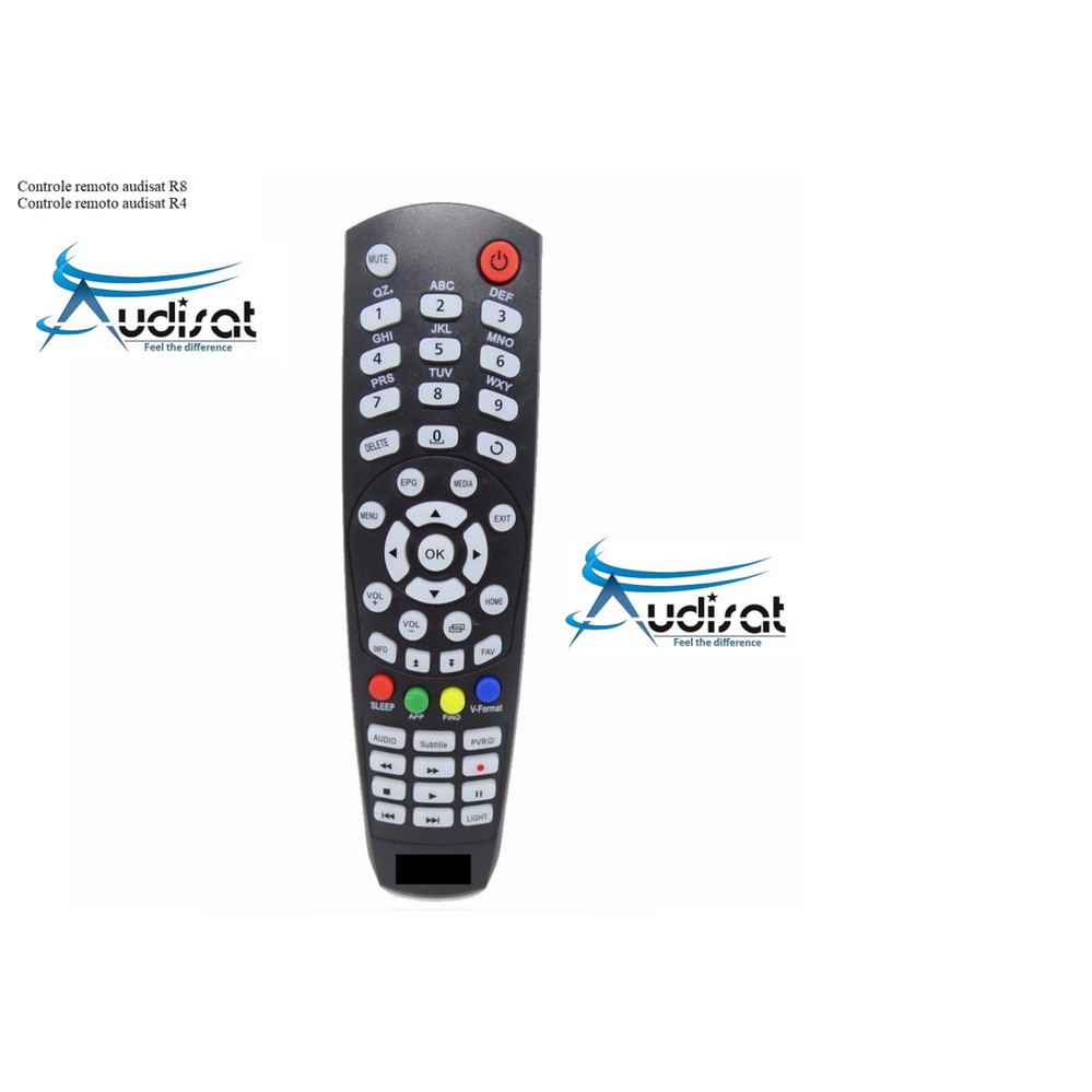 Controle remoto receptor audisat R8 | Shopee Brasil