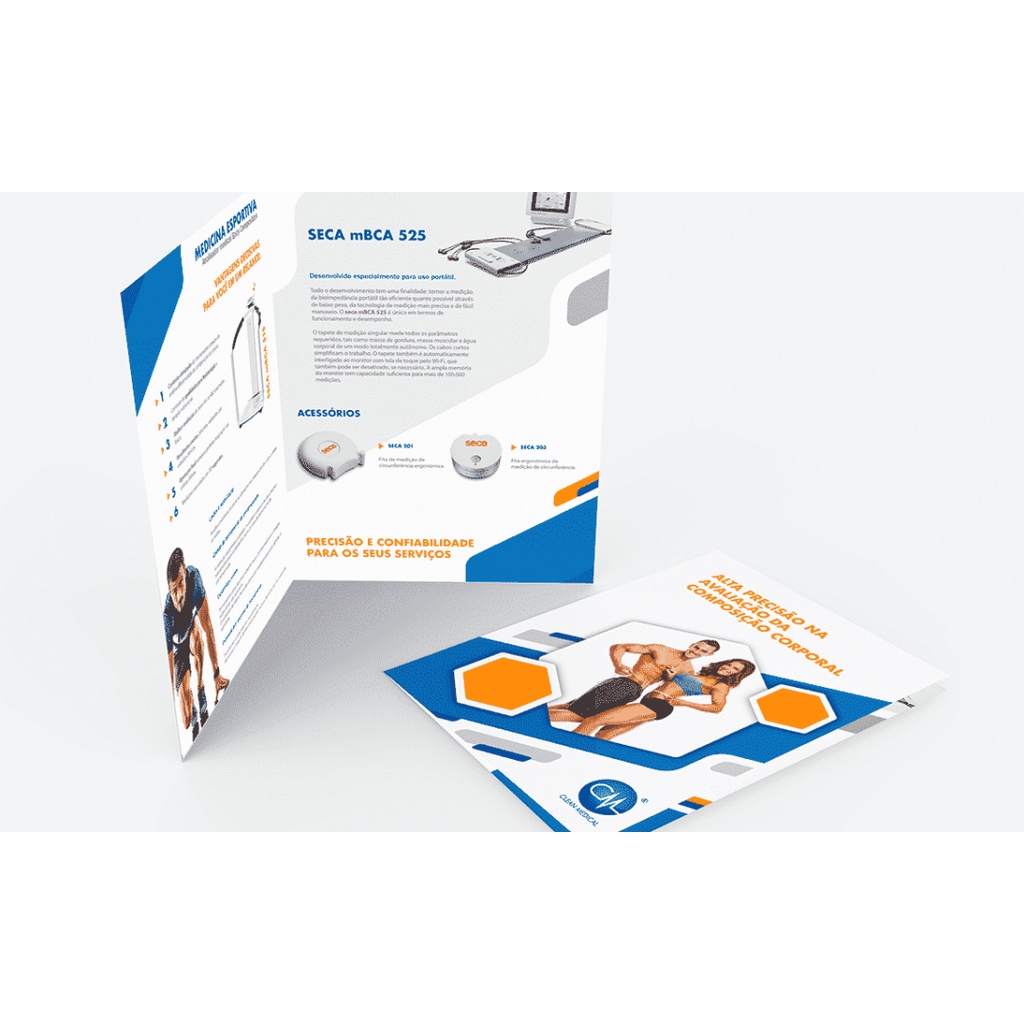 Folders Personalizados para seu negócio (com uma dobra) | Shopee Brasil