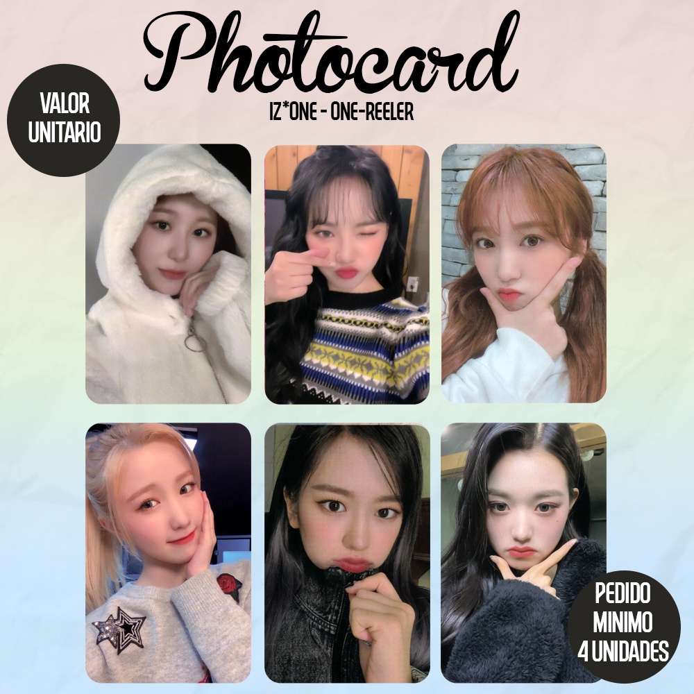 Photocards Kpop Iz*one One-reeler - Fanmade | Shopee Brasil
