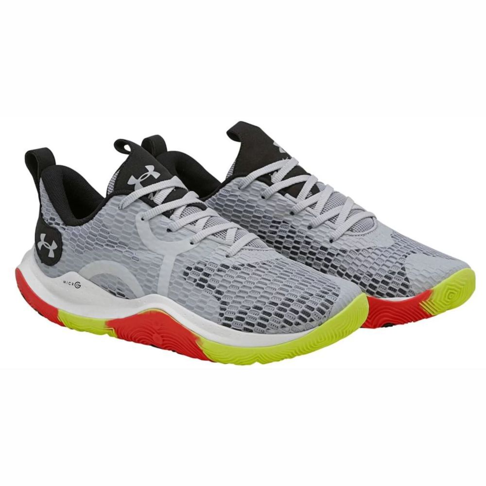Tenis Under Armour Basket Spawn 3 Masculino Cinza Treinamento Basquete ...