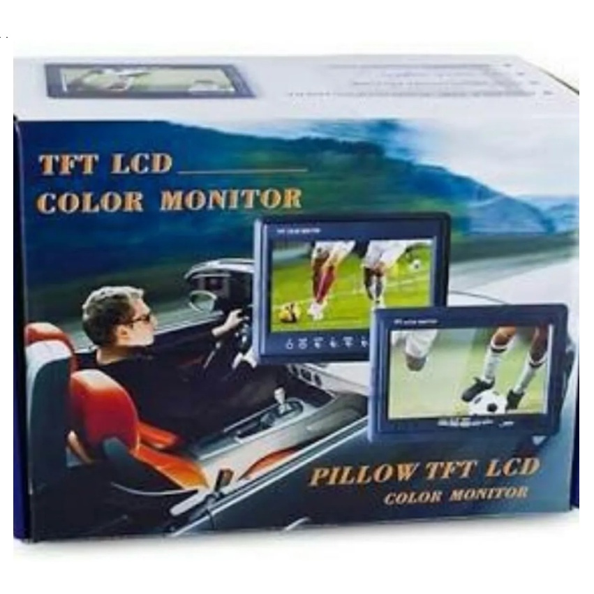 Monitor De Teste Cftv Tft Lcd Color Pillow 7 Polegadas - Escorrega o Preço
