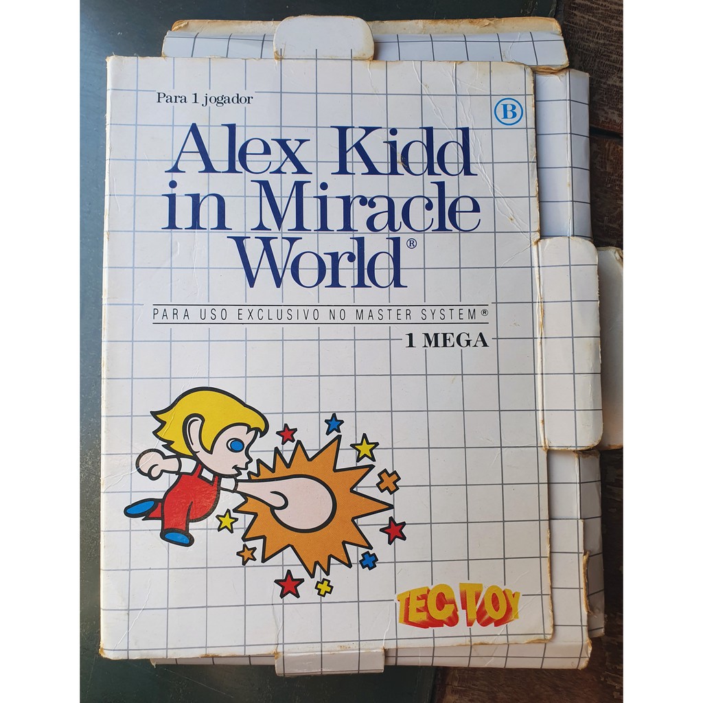 Alex Kidd Miracle World (master System) Caixa De Papelão - Desconto no ...